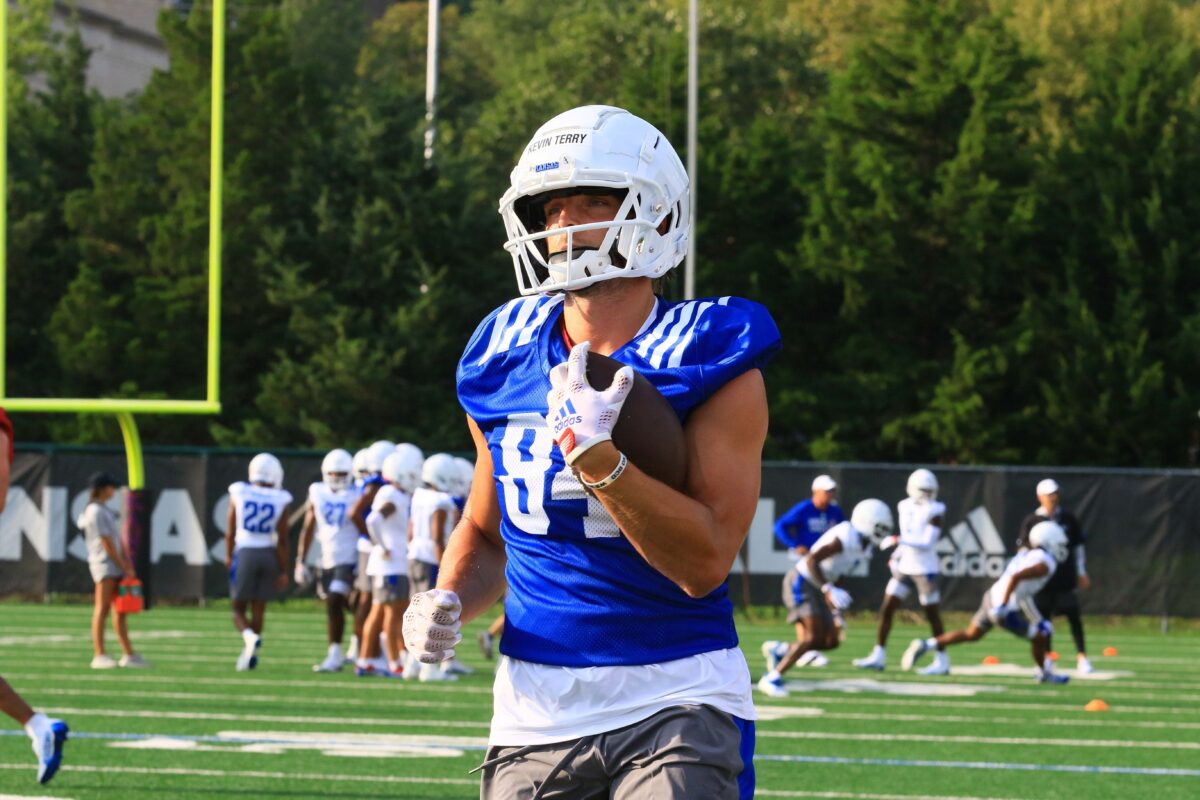 Photo Gallery: First day of fall training camp for Kansas football - KU ...